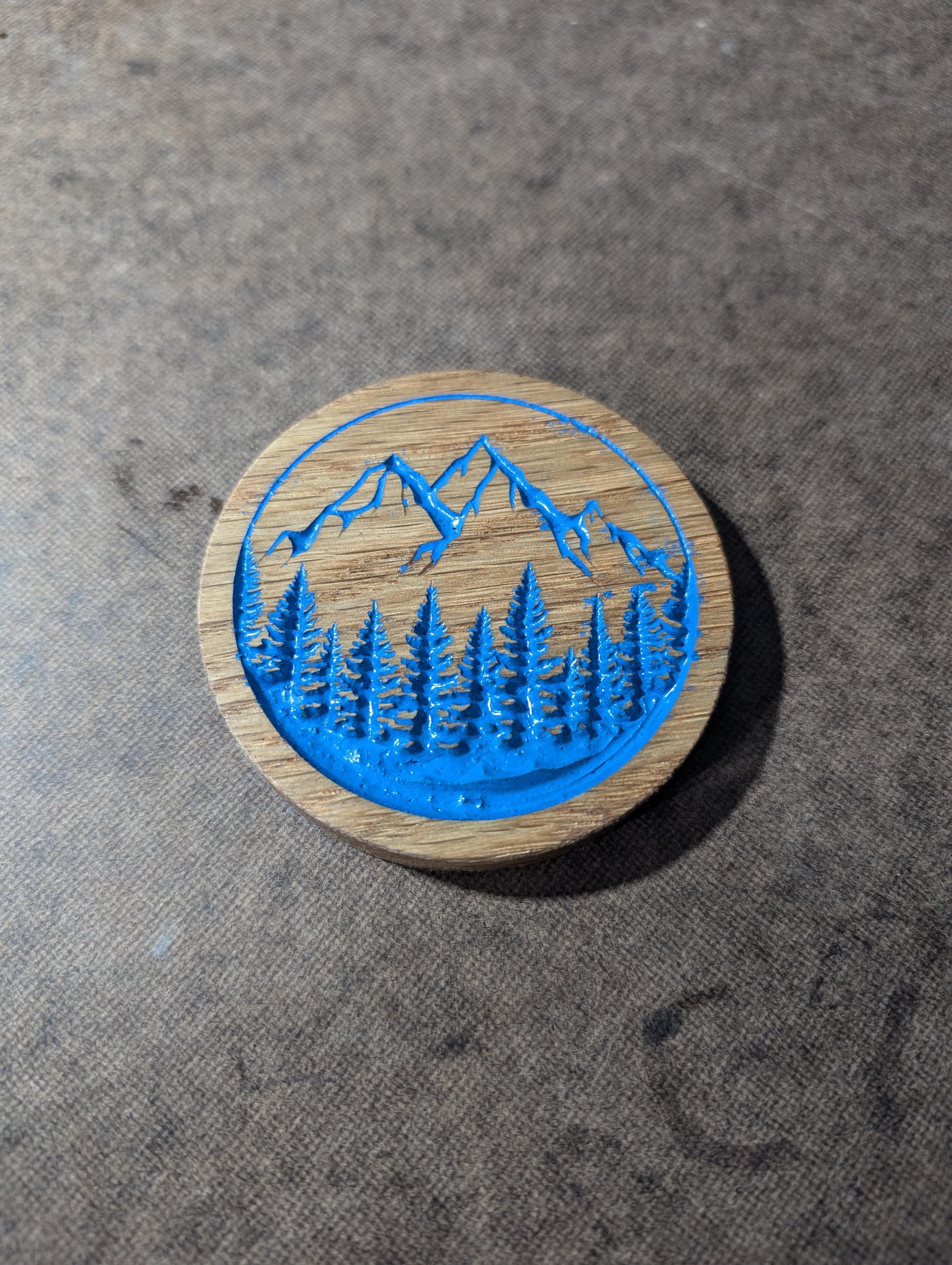 Mountain Engraving - Etsy