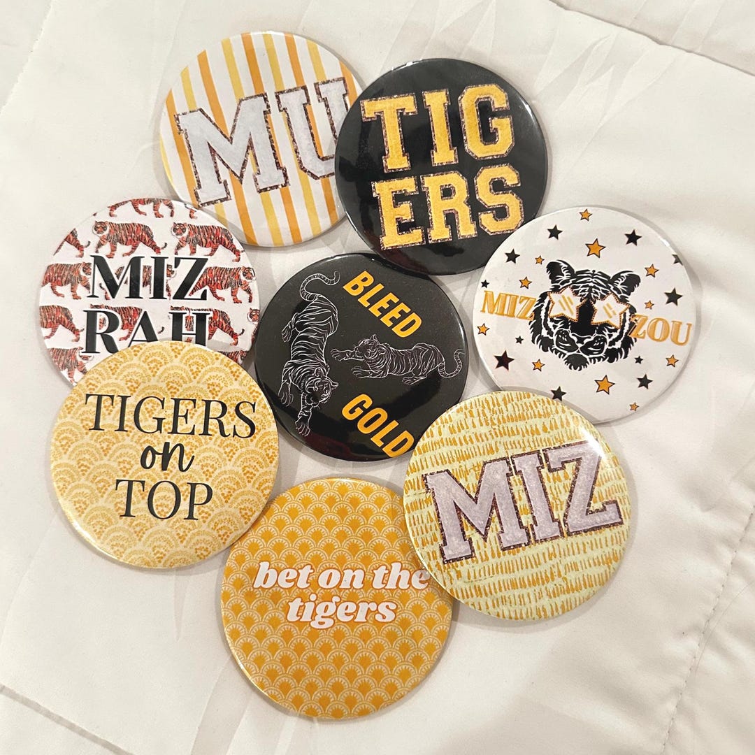 Mizzou Gameday Buttons - Etsy
