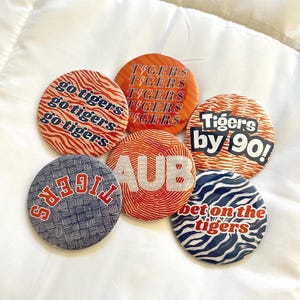 Auburn Gameday Buttons - Etsy