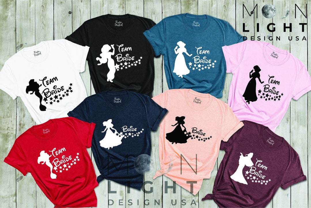 Disney Bridal Party Shirt,bachelorette Princess Bride Shirt,wedding ...