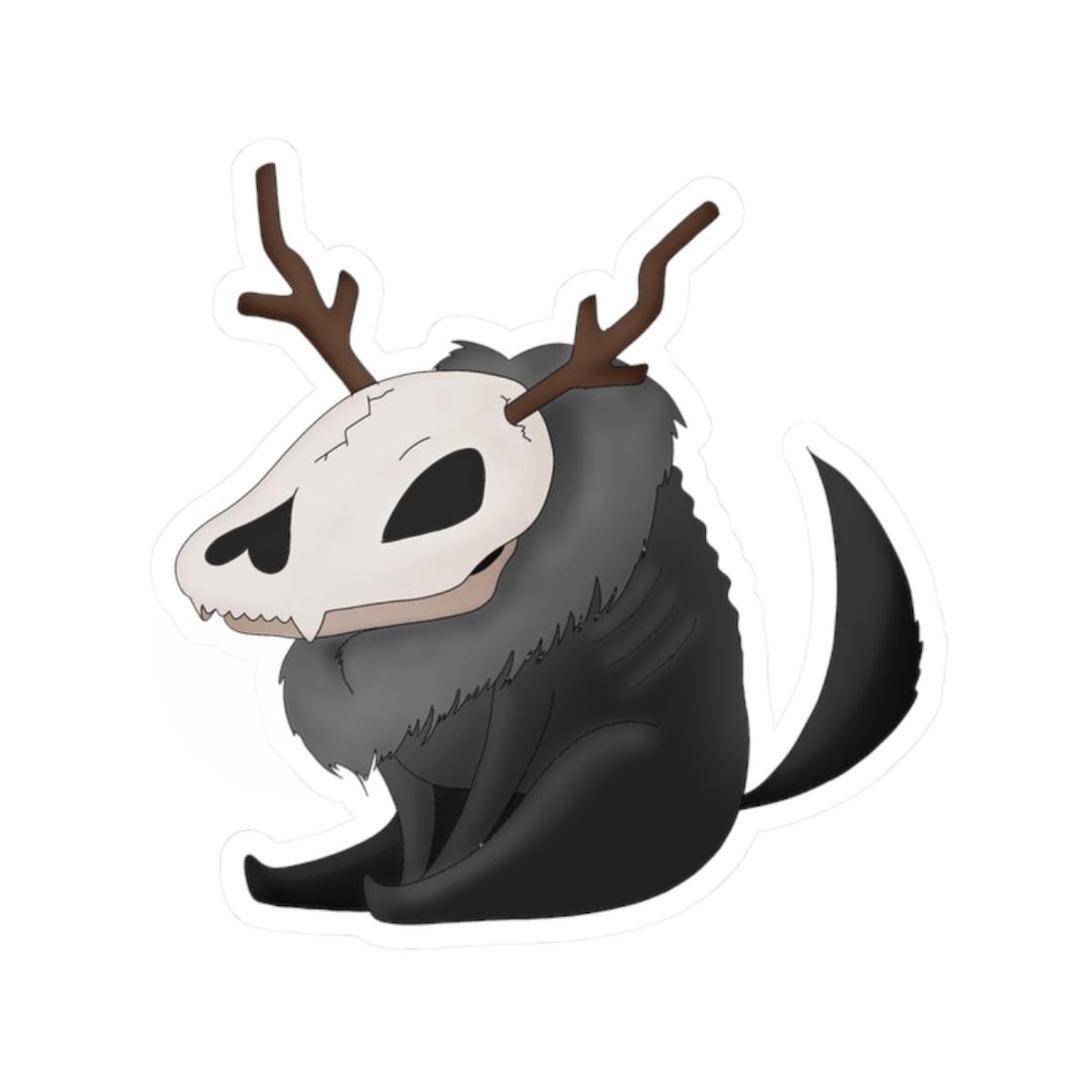 Wendigo Kiss-cut Stickers Multiple Sizes, Cute Monster Halloween Decor ...