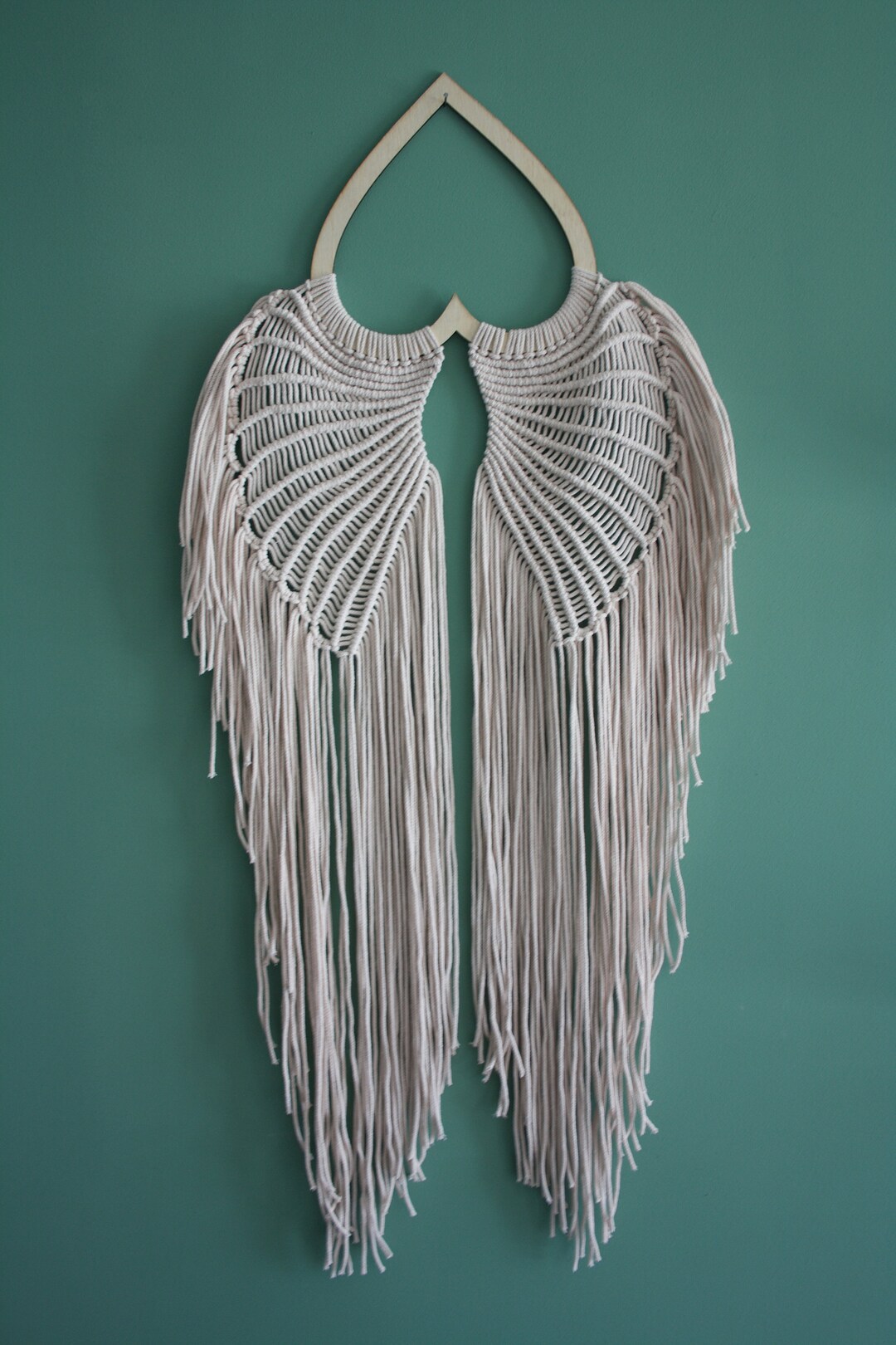 Macrame Angel Wings Handmade Wall Hanging Decor in Boho Style Special ...