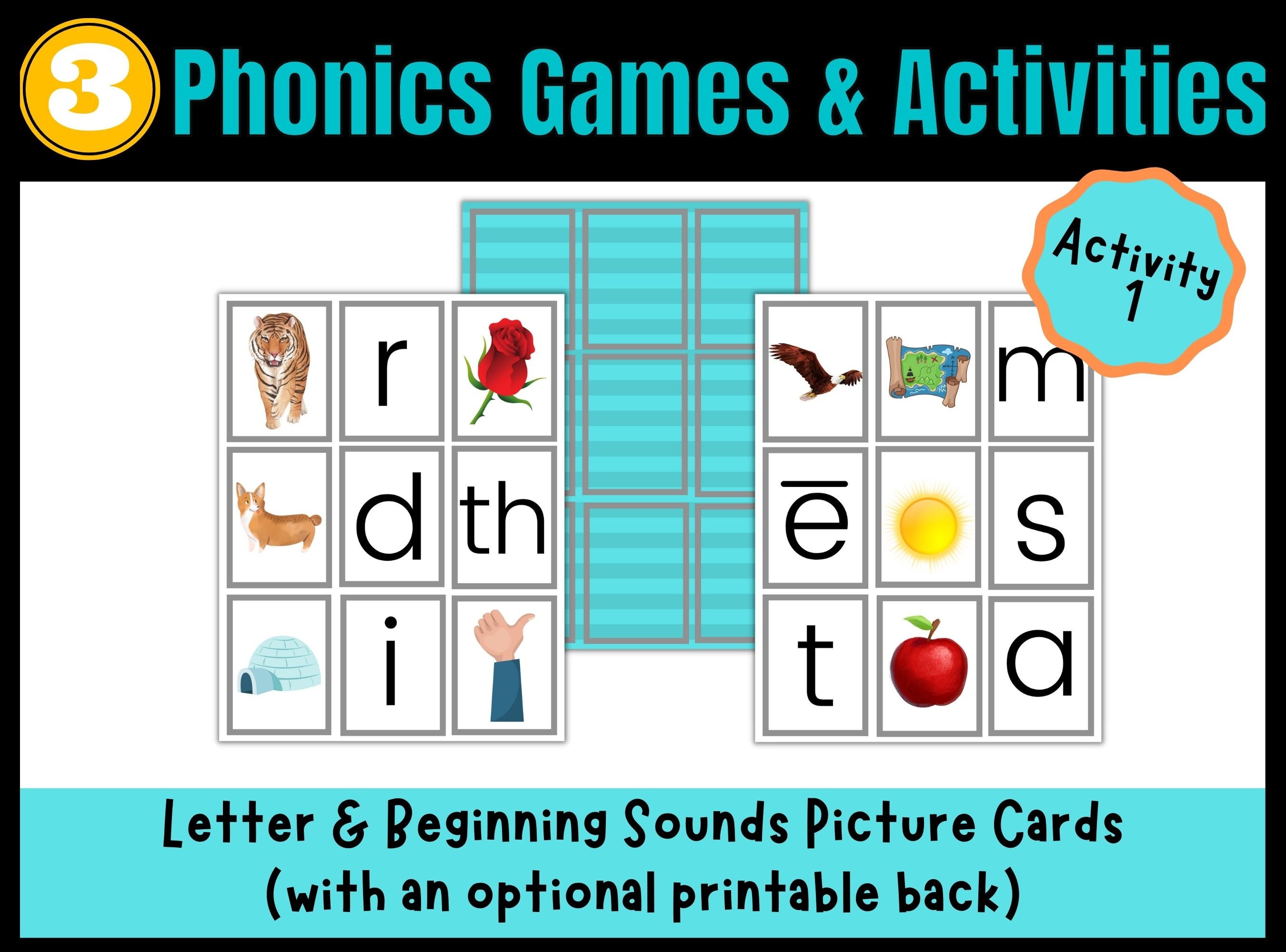 Teach Your Child to Read in 100 Easy Lessons Phonics Activities Bundle ...
