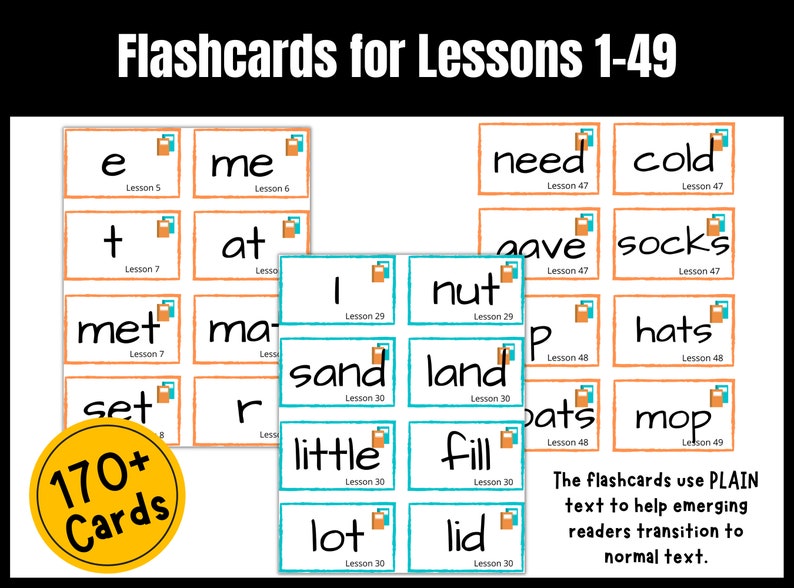 Teach Your Child to Read in 100 Easy Lessons, Flashcards & Handwriting ...