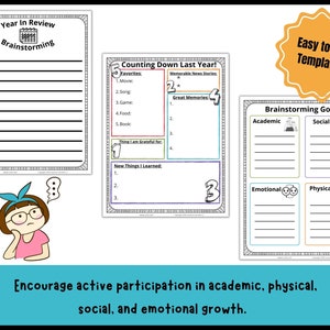2025 New Years Kids Activities, SMART Goal Setting Lessons for ...