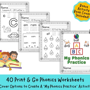 Teach Your Child to Read in 100 Easy Lessons Phonics Worksheets ...