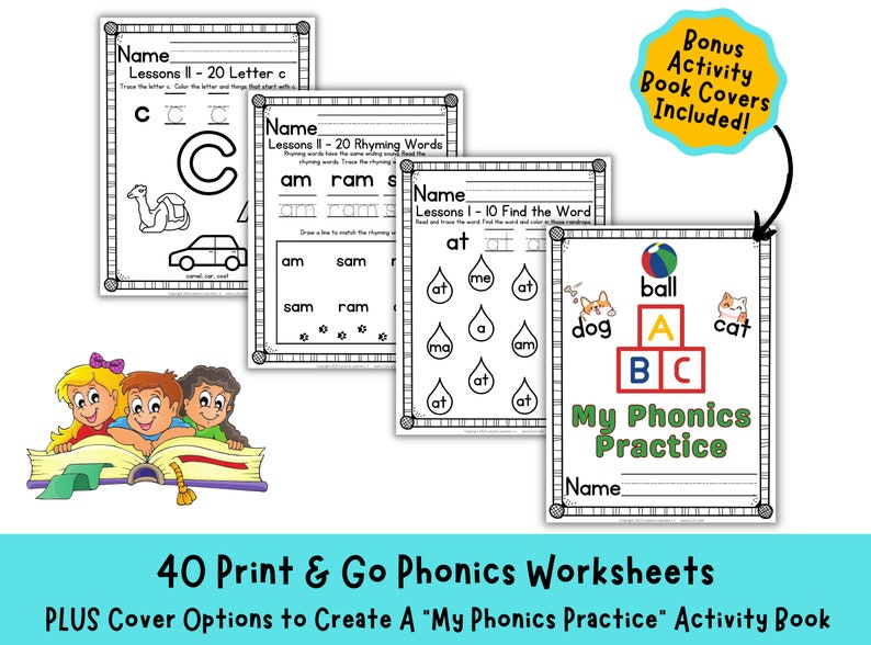 Teach Your Child to Read in 100 Easy Lessons Phonics Worksheets ...
