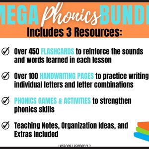 Teach Your Child to Read in 100 Easy Lessons Phonics Activities Bundle ...