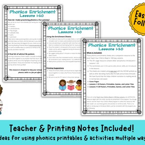 Phonics Worksheets for Teach Your Child to Read in 100 Easy Lessons 1 ...