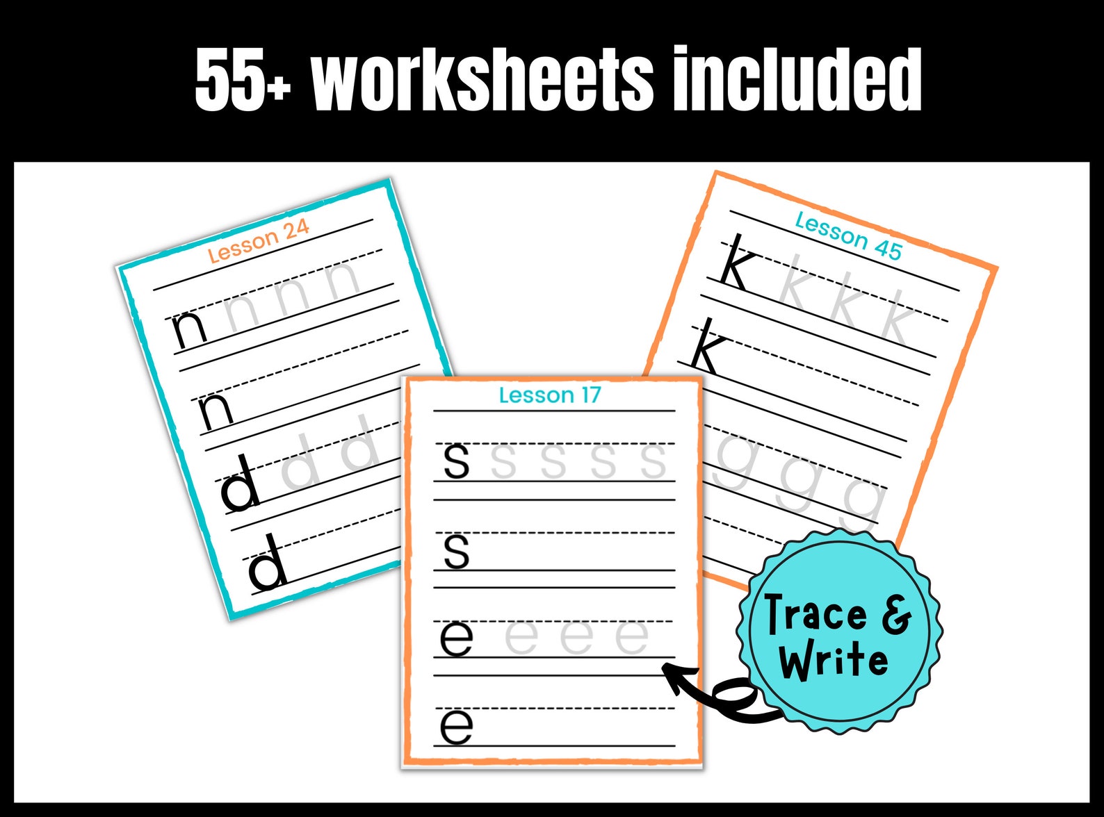 Teach Your Child to Read in 100 Easy Lessons, Flashcards & Handwriting ...