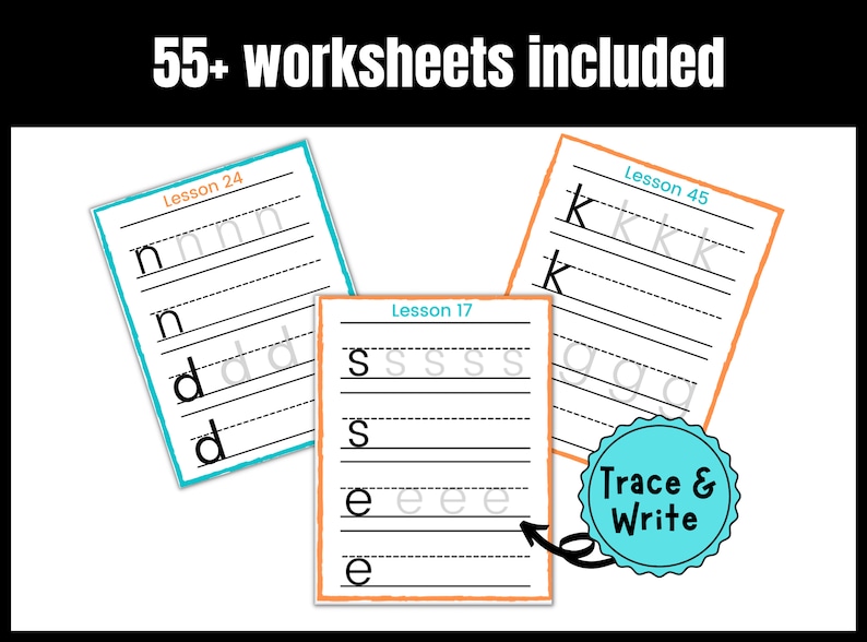 Teach Your Child to Read in 100 Easy Lessons, Flashcards & Handwriting ...