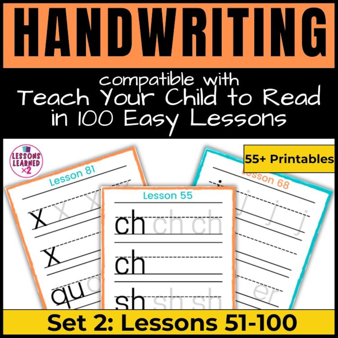 Teach Your Child to Read in 100 Easy Lessons, 100 Easy Lessons Writing ...