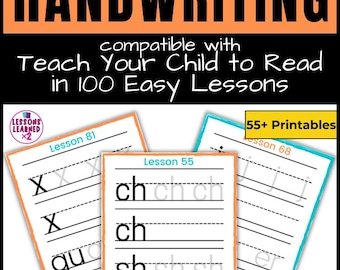 Teach Your Child to Read in 100 Easy Lessons, 100 Easy Lessons Writing ...