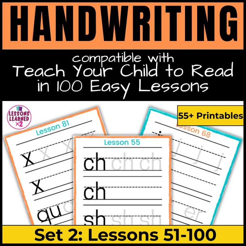 Teach Your Child to Read in 100 Easy Lessons, 100 Easy Lessons Writing ...