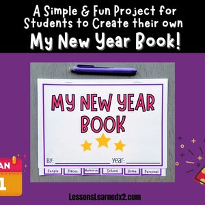 2025 New Years Kids Activities, Reflection & Goal Setting Tab Book for ...
