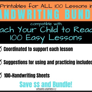 Teach Your Child to Read in 100 Easy Lessons, 100 Easy Lessons Writing ...