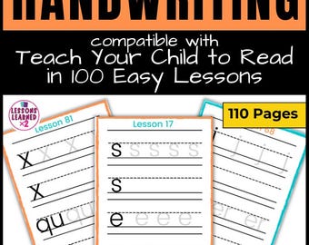 Teach Your Child to Read in 100 Easy Lessons, 100 Easy Lessons Writing ...