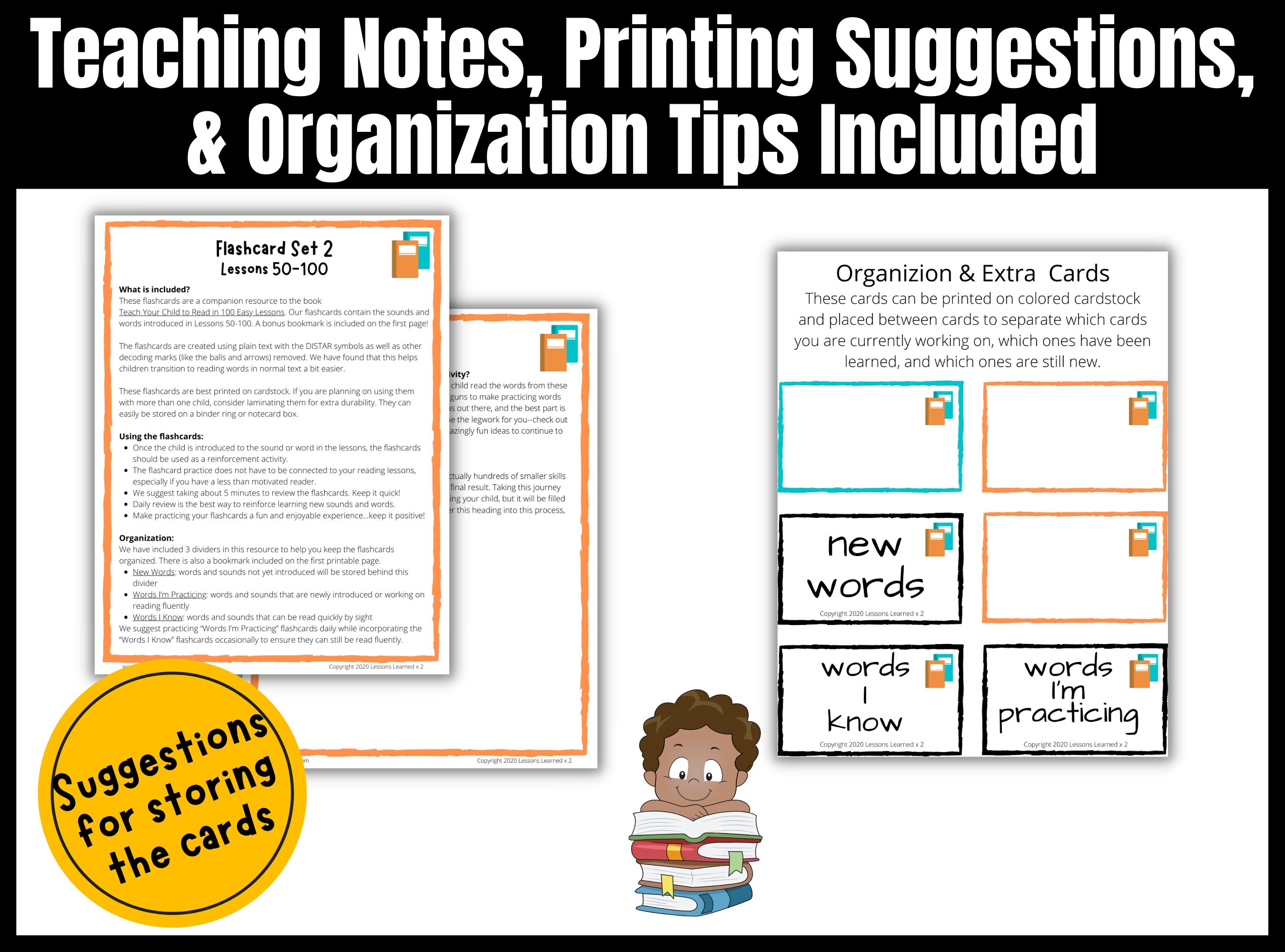 Teach Your Child to Read in 100 Easy Lessons, Flashcards & Handwriting ...