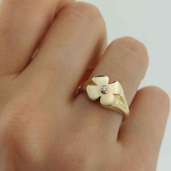Clover Ring - Etsy
