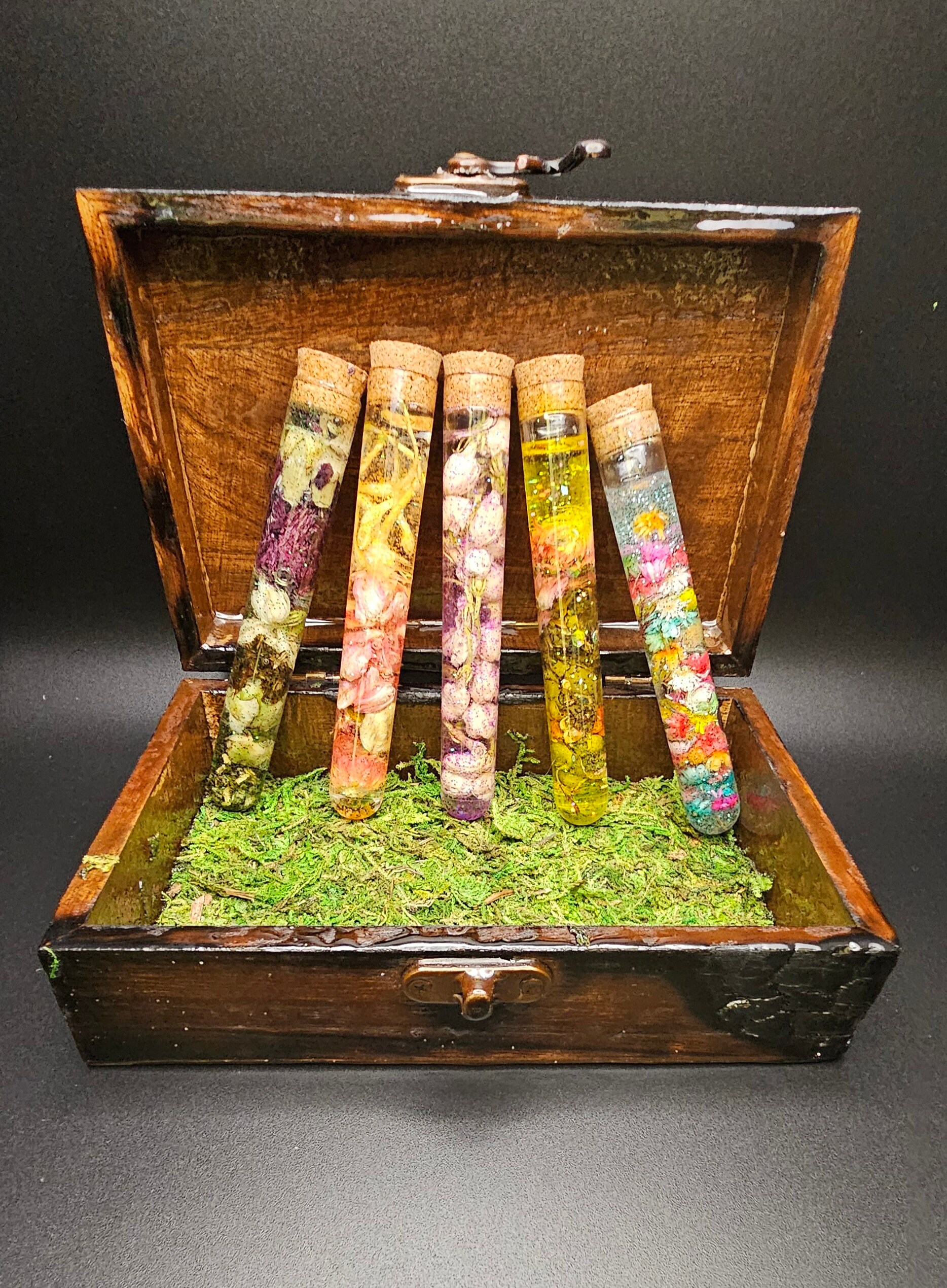 Magic Potion Vials and Dungeon Box - Etsy