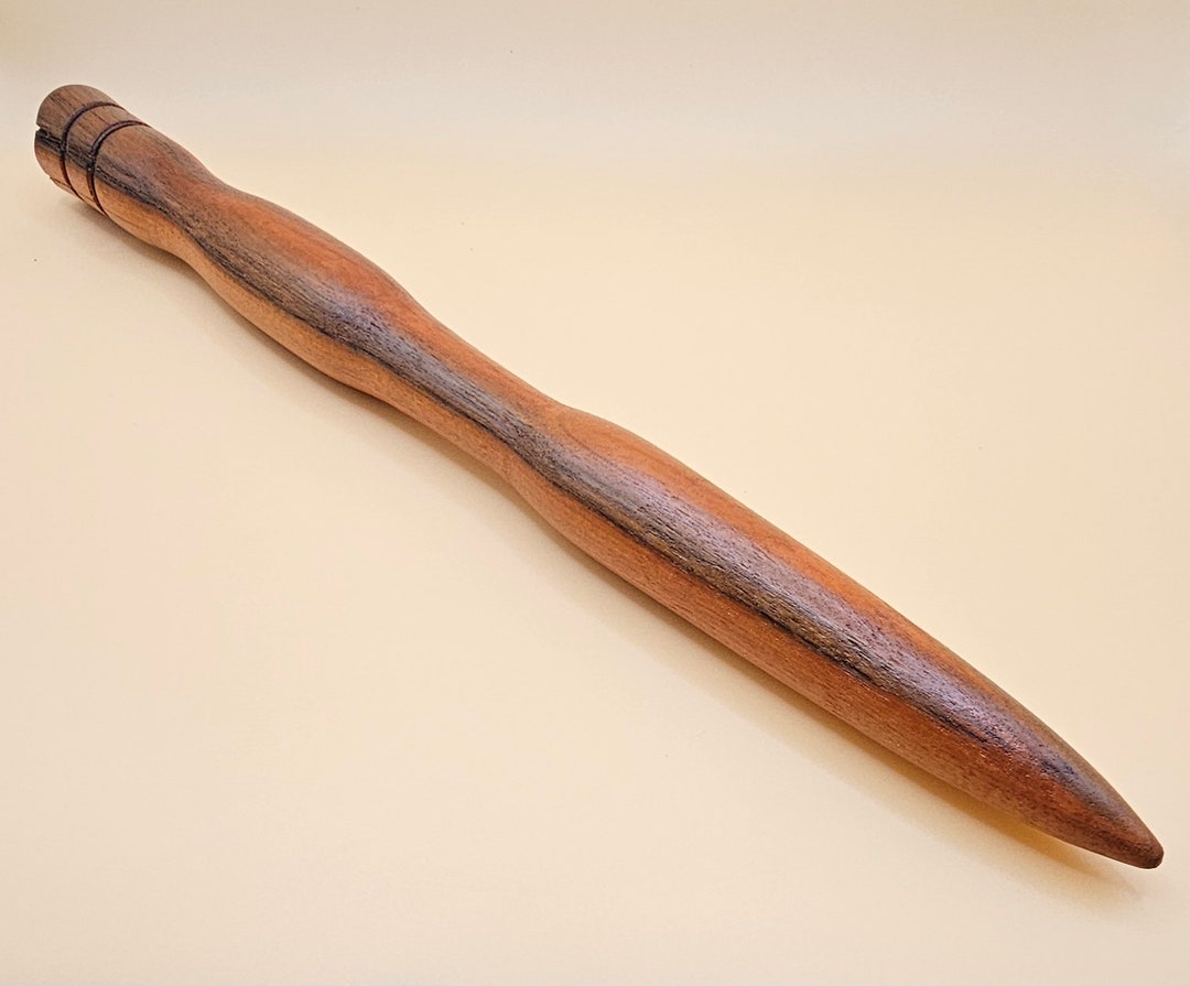 Wood Carved Magic Wand - Ancient Mage Spellcaster - Etsy