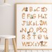 Safari Alphabet and Numbers Print, ABC Nursery Wall Decor, Neutral ...