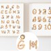 Safari Alphabet and Numbers Print, ABC Nursery Wall Decor, Neutral ...