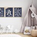Custom Space Alphabet Numbers Print, Personalized Name Astronaut Animal ...