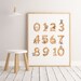 Safari Alphabet and Numbers Print, ABC Nursery Wall Decor, Neutral ...