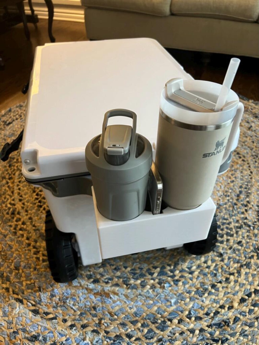 Cup Holder for RTIC 52 QT Ultra Light Cooler (w/ and W/o Wheels ...