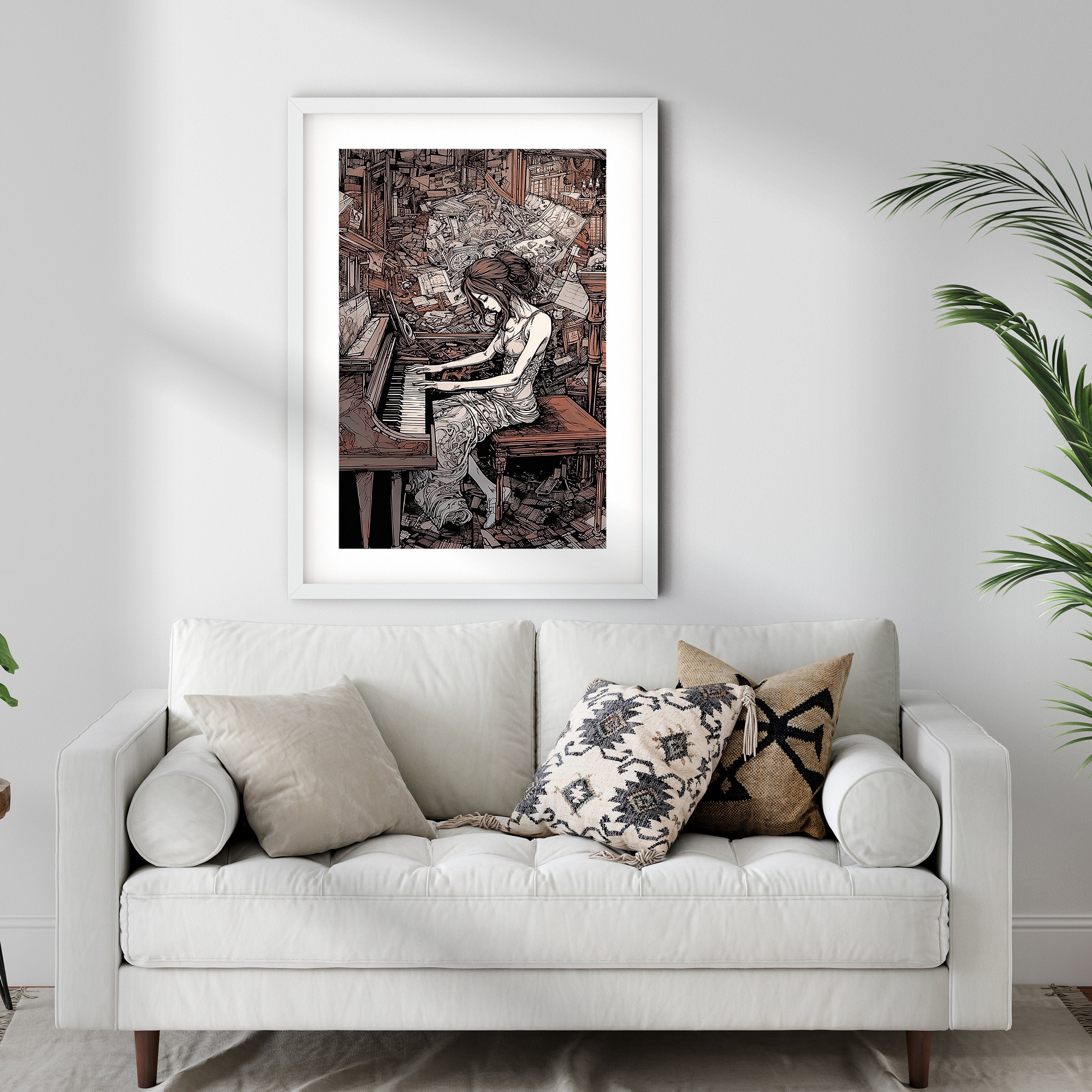 Music Room Wall Decor, Musical Wall Art, Printable Wall Art, Piano Art ...