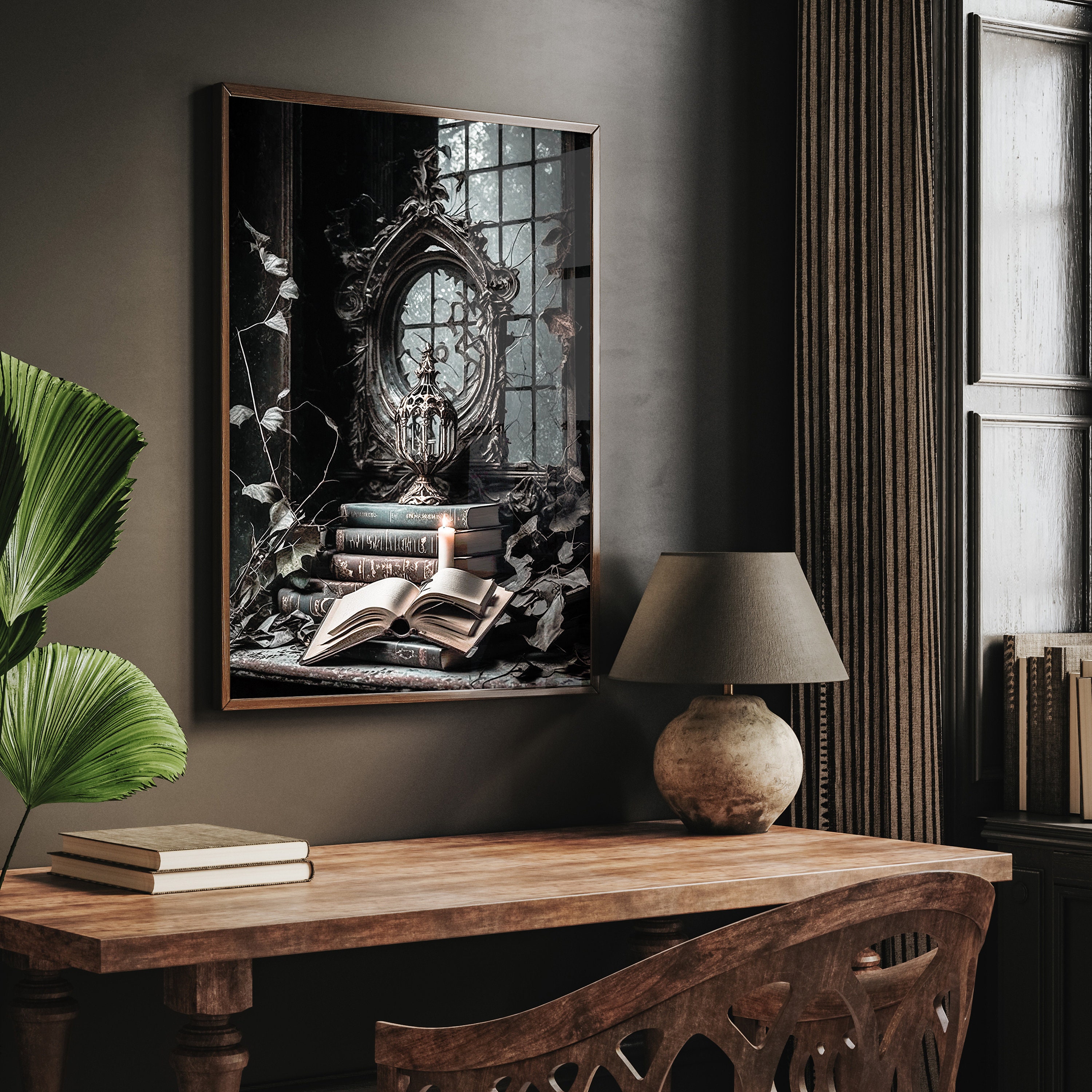 Abandoned Gothic Library, Goth Vintage Books, Still Life, the Dark ...