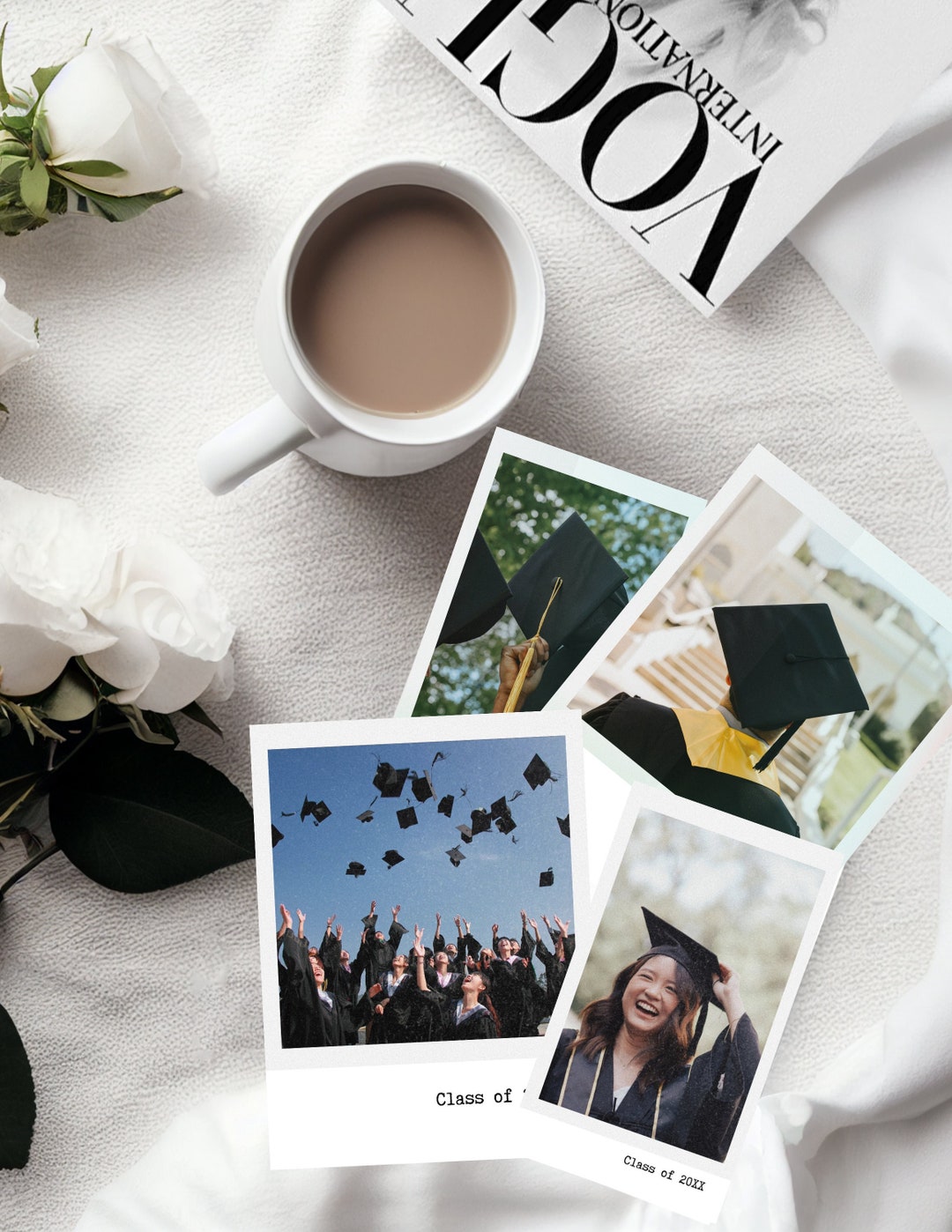 Graduation Photo Digital Template, 2x3.5, 3x4, Custom Photo Template ...