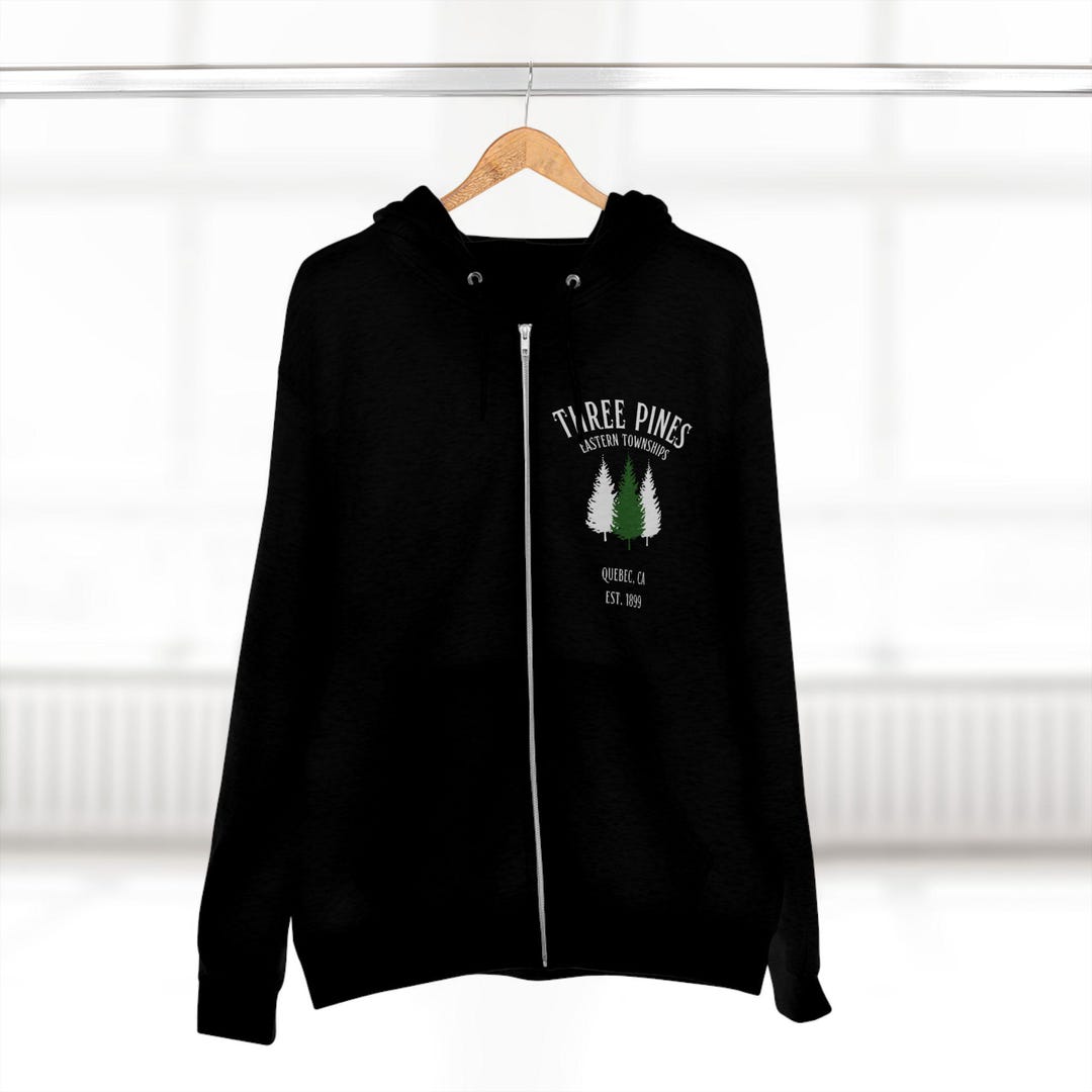 Louise Penny Three Pines Unisex Zip-up Hoodie - Etsy