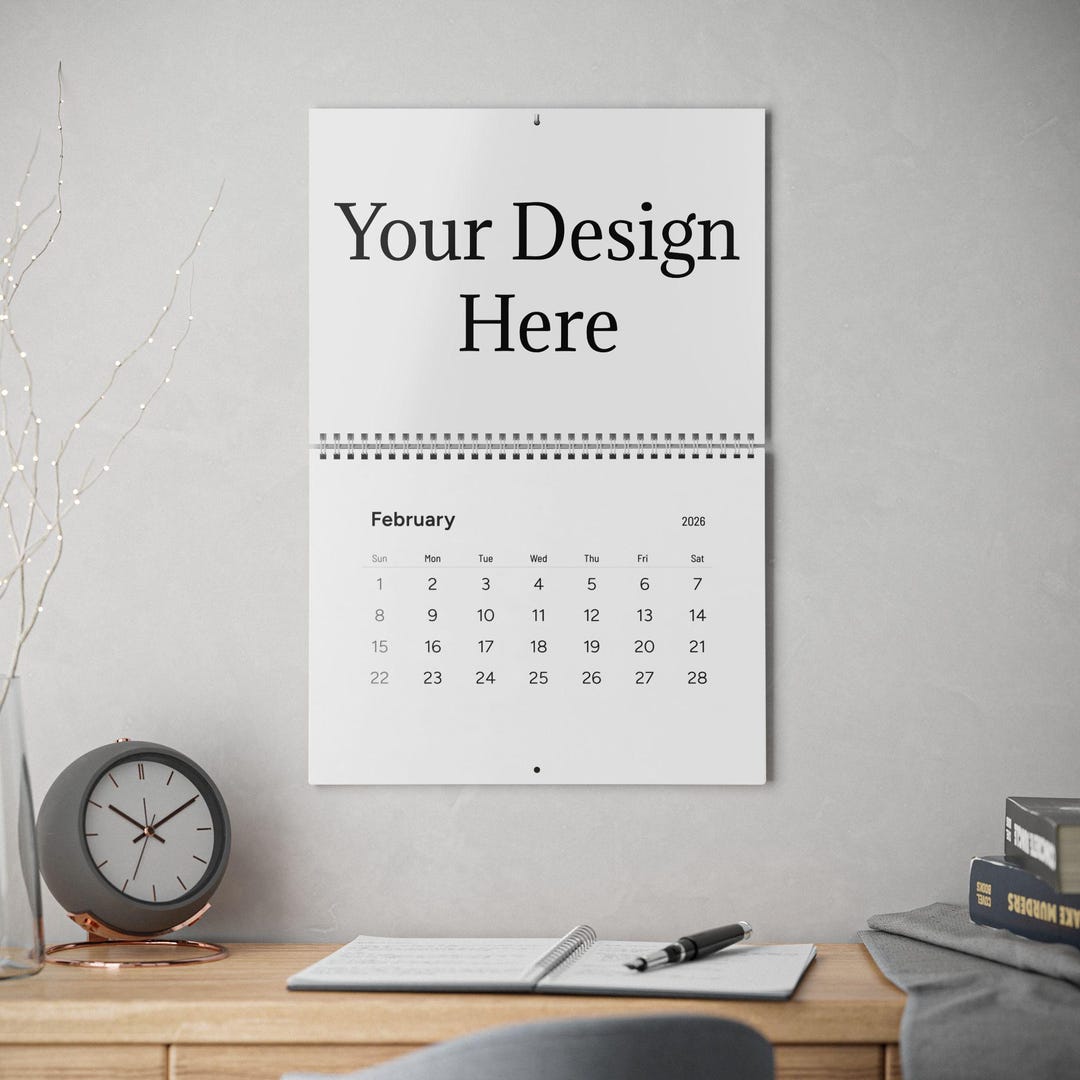 Custom Calendar - Personalized Wall Calendar for 2026, Yearly Planner ...