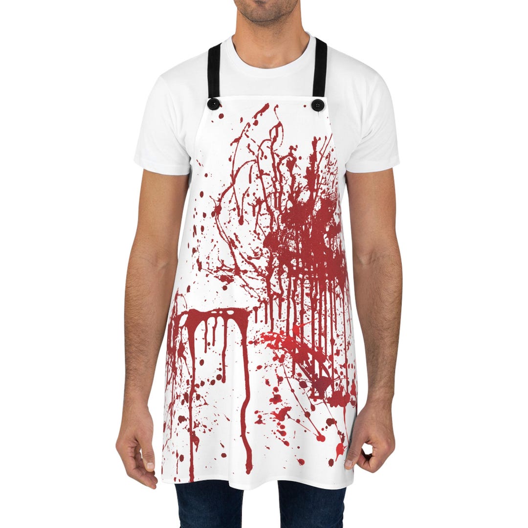 Blood Splatter Apron - Etsy