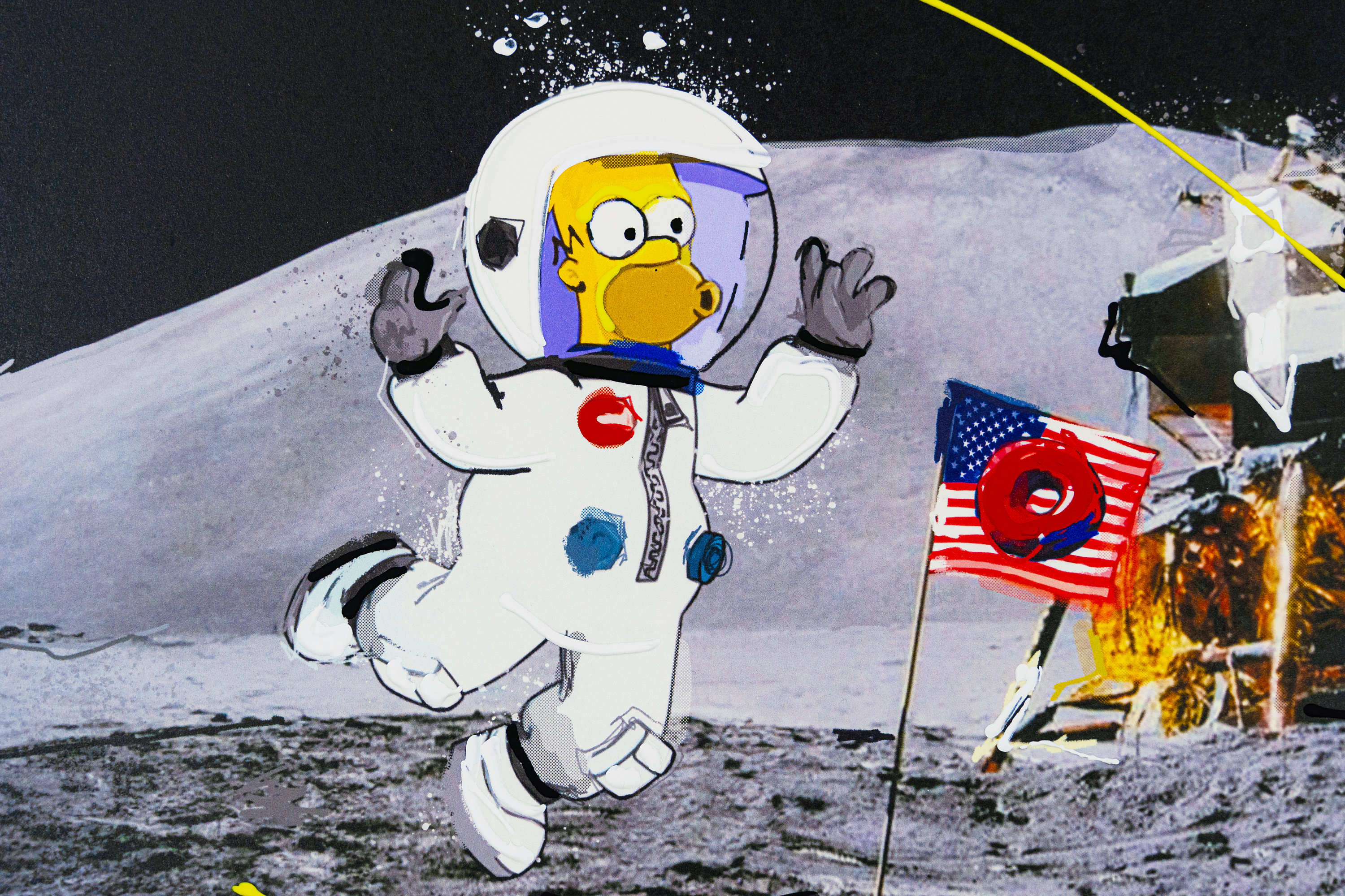 Finite Space homer Simpson Kang Digital Multi-material - Etsy