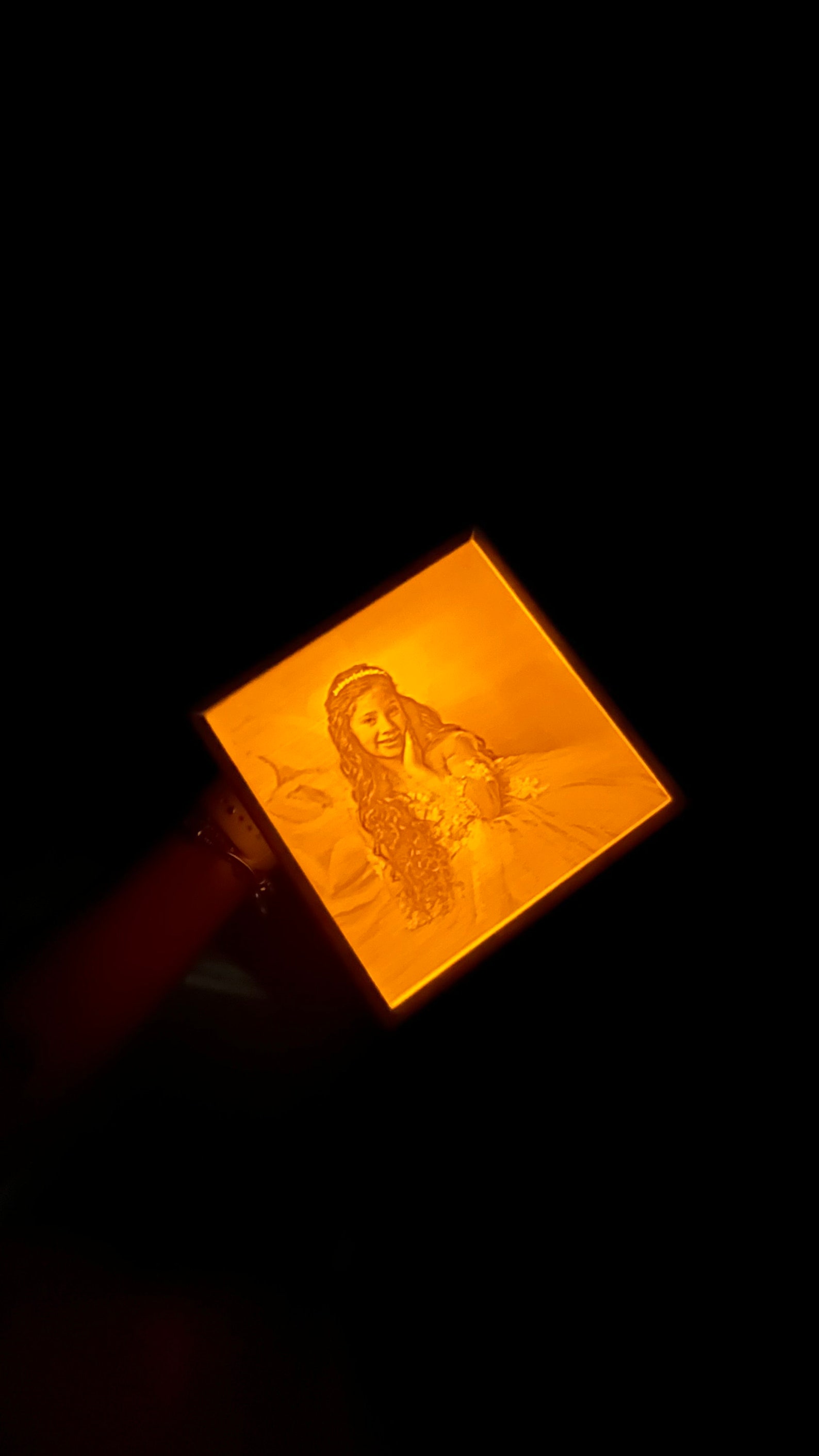Custom 3d Picture Box Lithophane With Battery Candle Light - Etsy