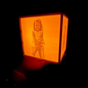 Custom 3d Picture Box Lithophane With Battery Candle Light - Etsy