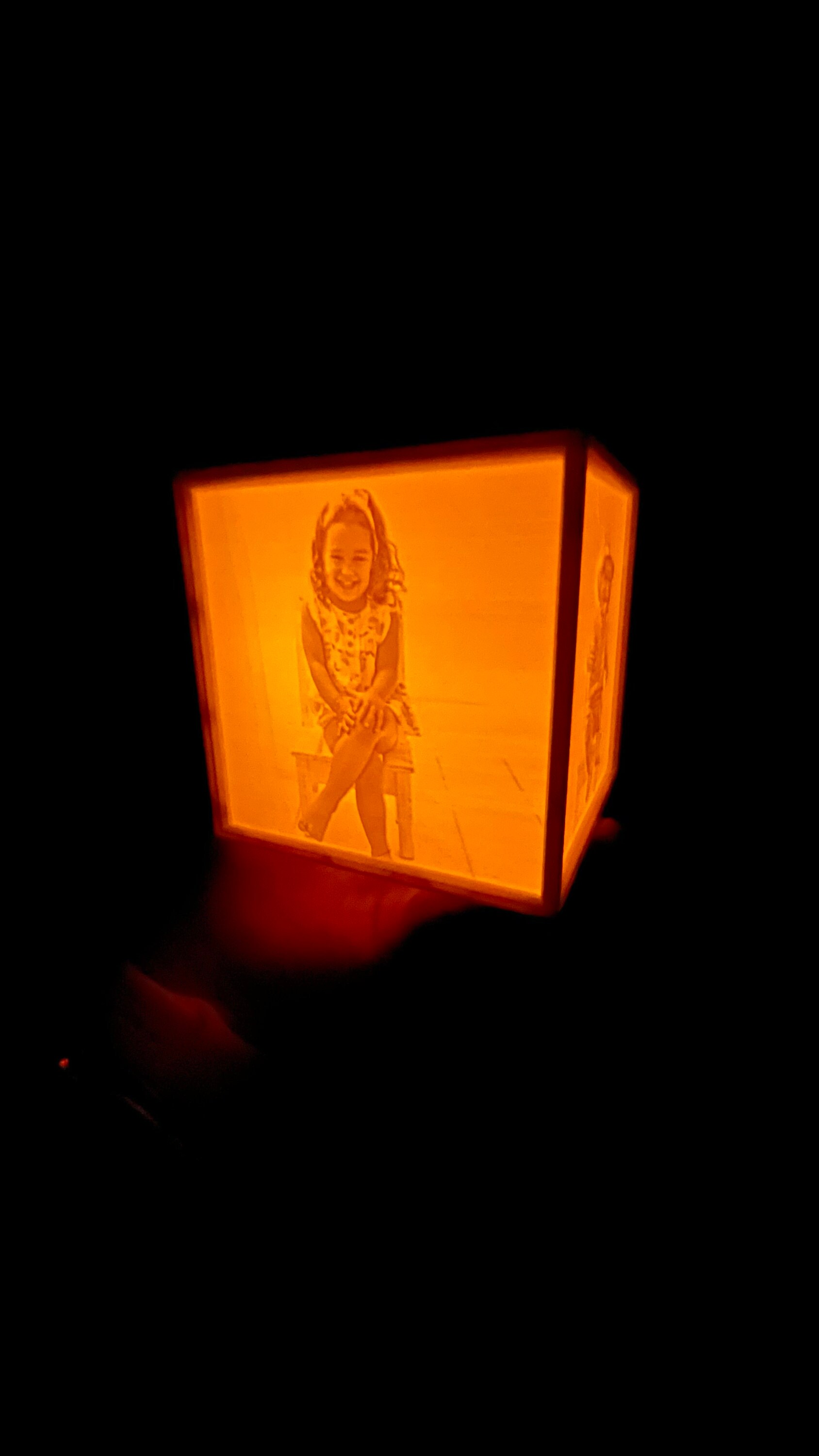 Custom 3d Picture Box Lithophane With Battery Candle Light - Etsy