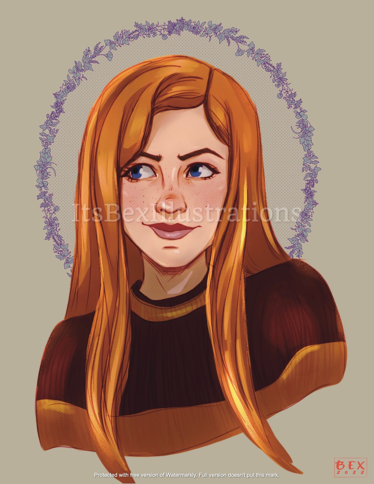 Harry Potter Art Ginny Weasley Art Print Etsy
