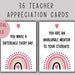 Teacher Affirmation Cards, Teacher Appreciation Gift, Printable Cards ...