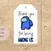 Among Us Gift Tags, Printable Tags, Thank You Gift Tags, Among Us Gifts ...