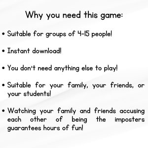 Among Us Real Life, Birthday Activity, Game for Kids, Card Game, Fun ...