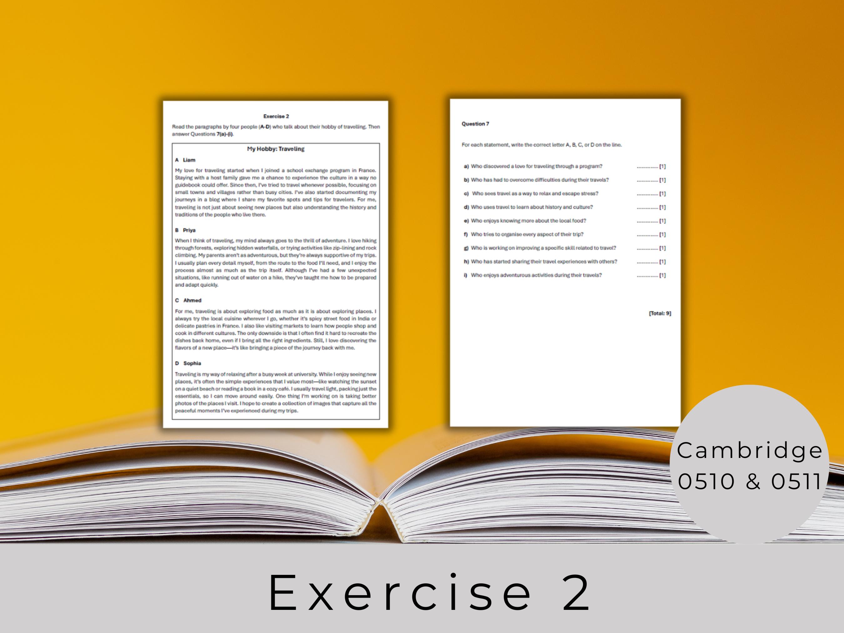 IGCSE ESL Practice Papers: Cambridge 0510/0511 Reading & Writing (PDF ...
