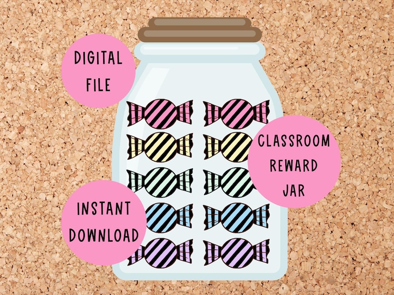 Classroom Reward Jar System / Printable Behavior Management / Teamwork ...