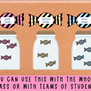 Classroom Reward Jar System / Printable Behavior Management / Teamwork ...