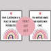 Teacher Affirmation Cards, Teacher Appreciation Gift, Printable Cards ...