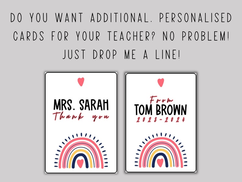 Teacher Appreciation Cards, Printable Affirmation Notes, Thank You ...