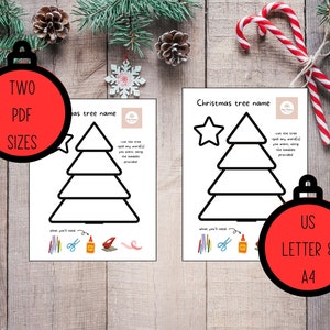 Printable Christmas Activity, Christmas Craft Kids, Make an Ornament ...